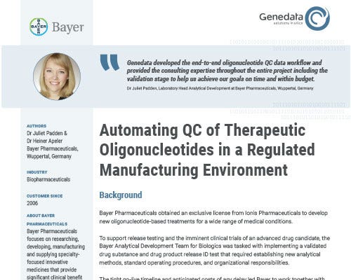 Antisense Oligonucleotide (ASO) Production & Manufacturing | Danaher ...